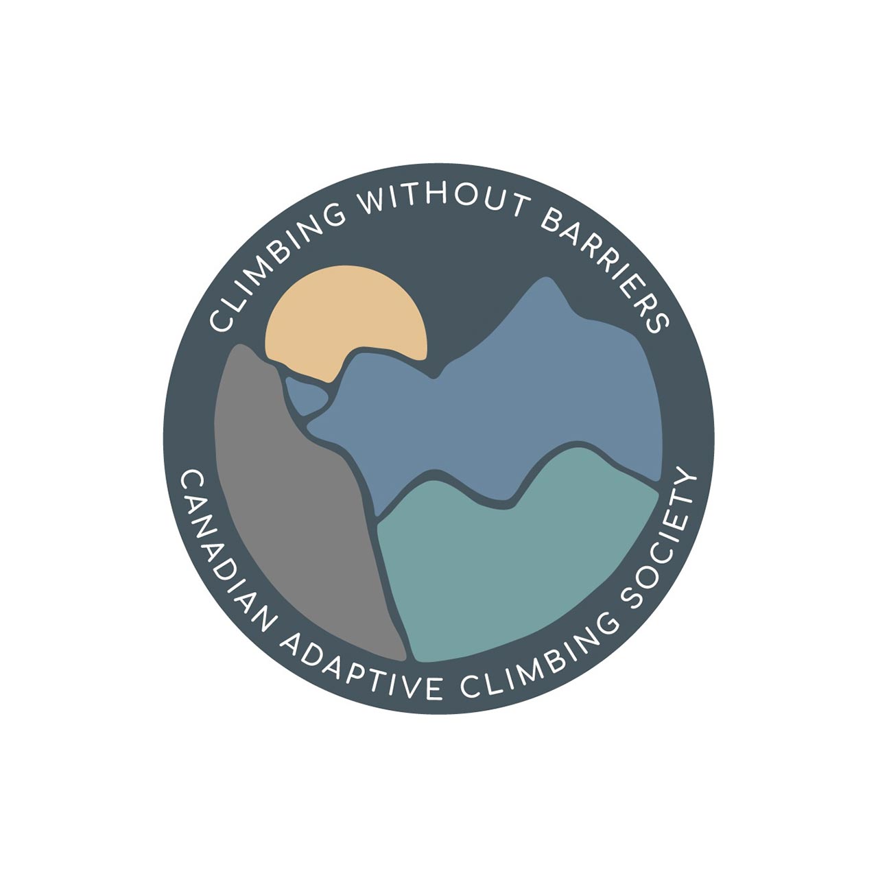Canadian Adaptive Climbing Society Climbing Without Barriers Sticker ...
