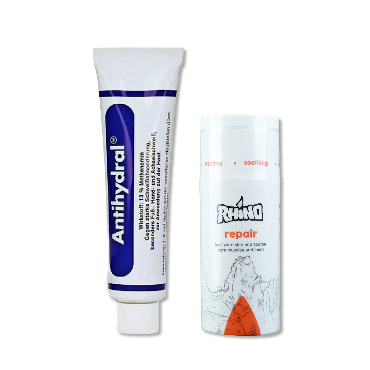 Antihydral Cream + Rhino Skin Repair Cream – Climb On Equipment