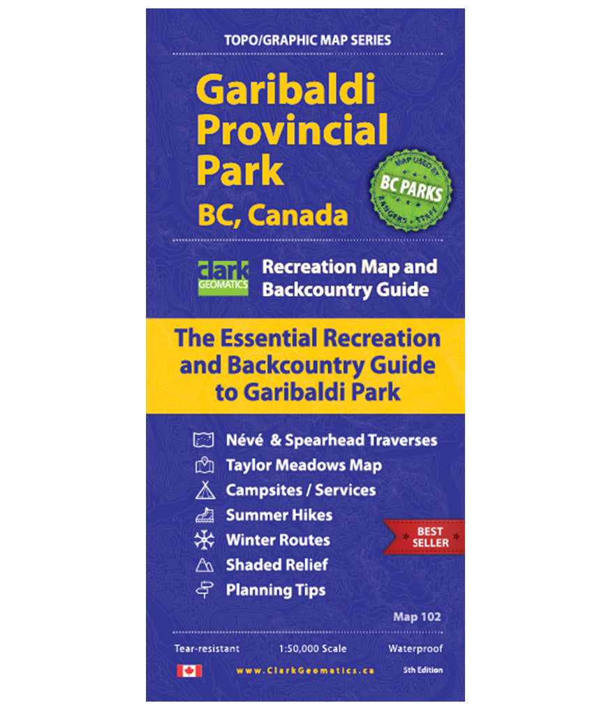 Clark Geomatics Garibaldi Provincial Park Map, 5th Edition – Climb On ...