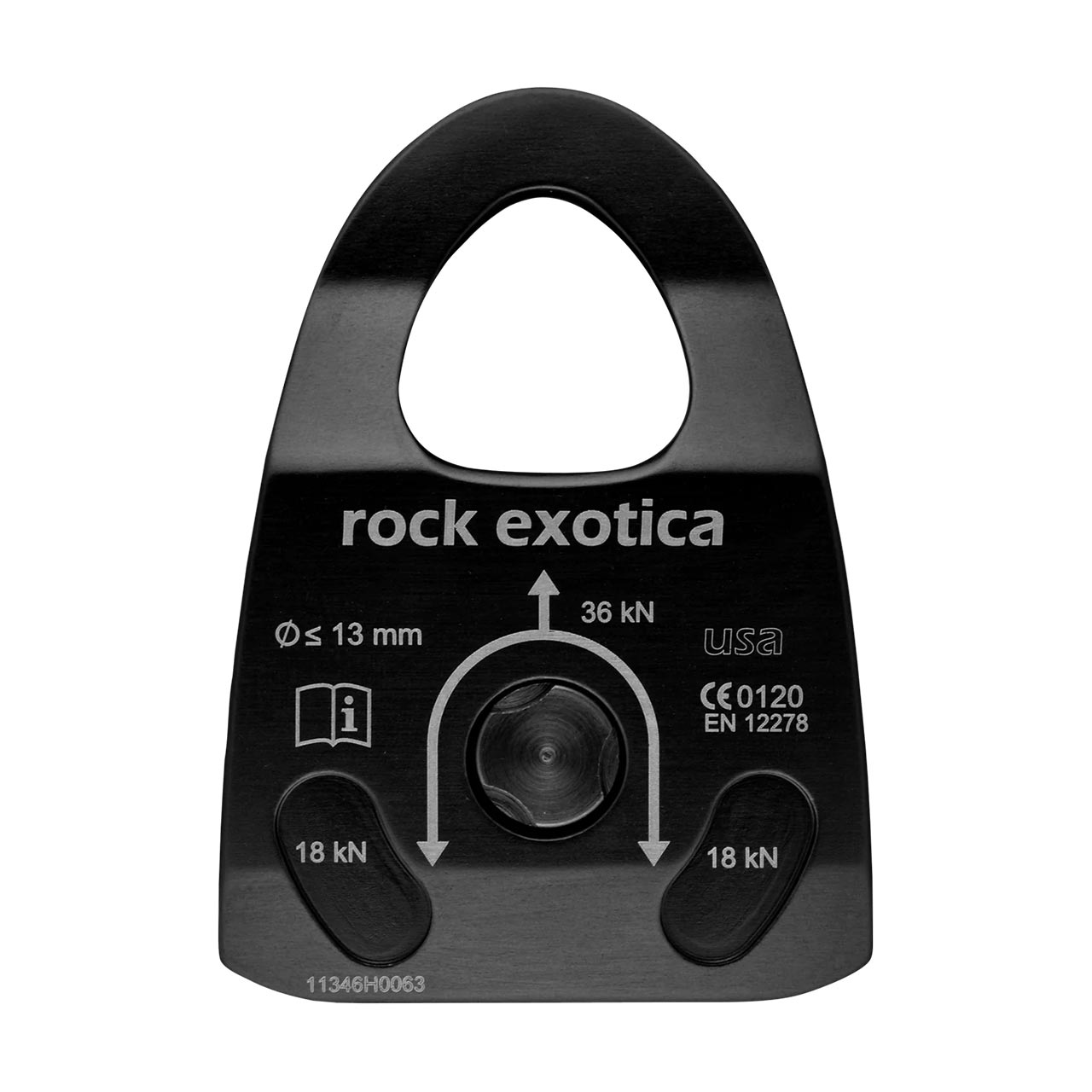 Rock Exotica Mini Machined Pulley 1.1" Double Sheave – Climb On Equipment