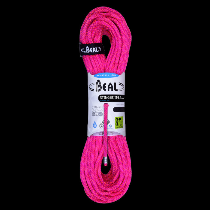 Beal 9.4mm Stinger III Golden Dry Rope – Climb On Equipment