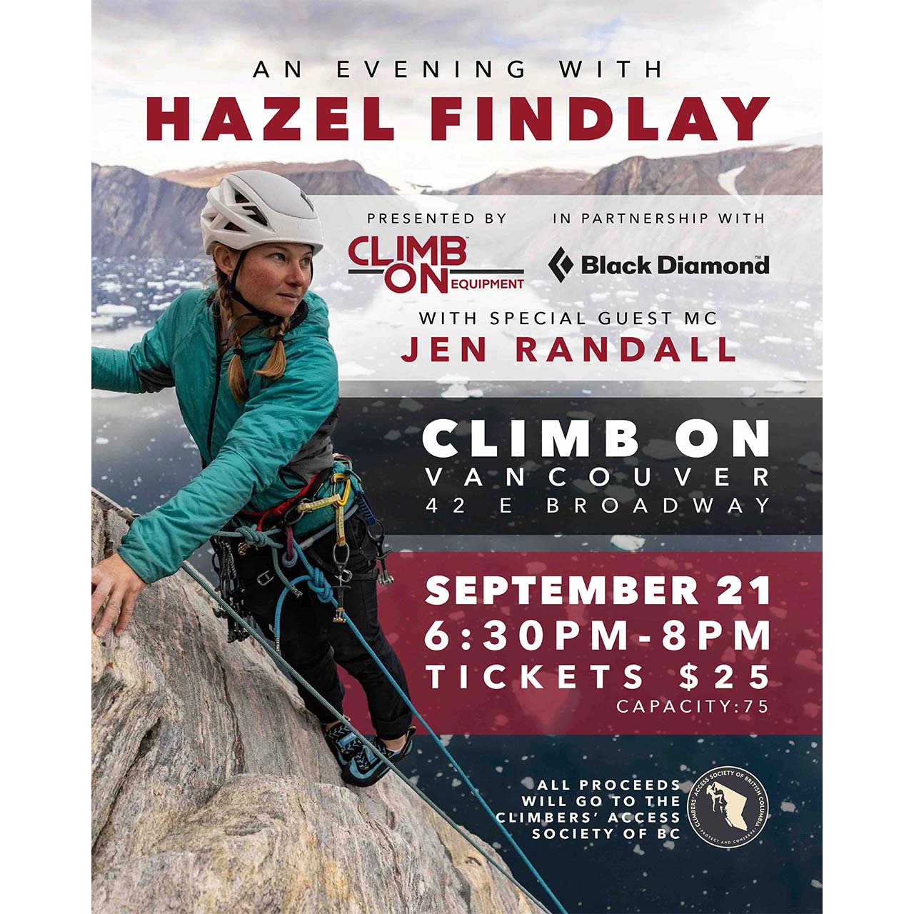 An evening with Hazel Findlay - September 21st - Vancouver – Climb On ...