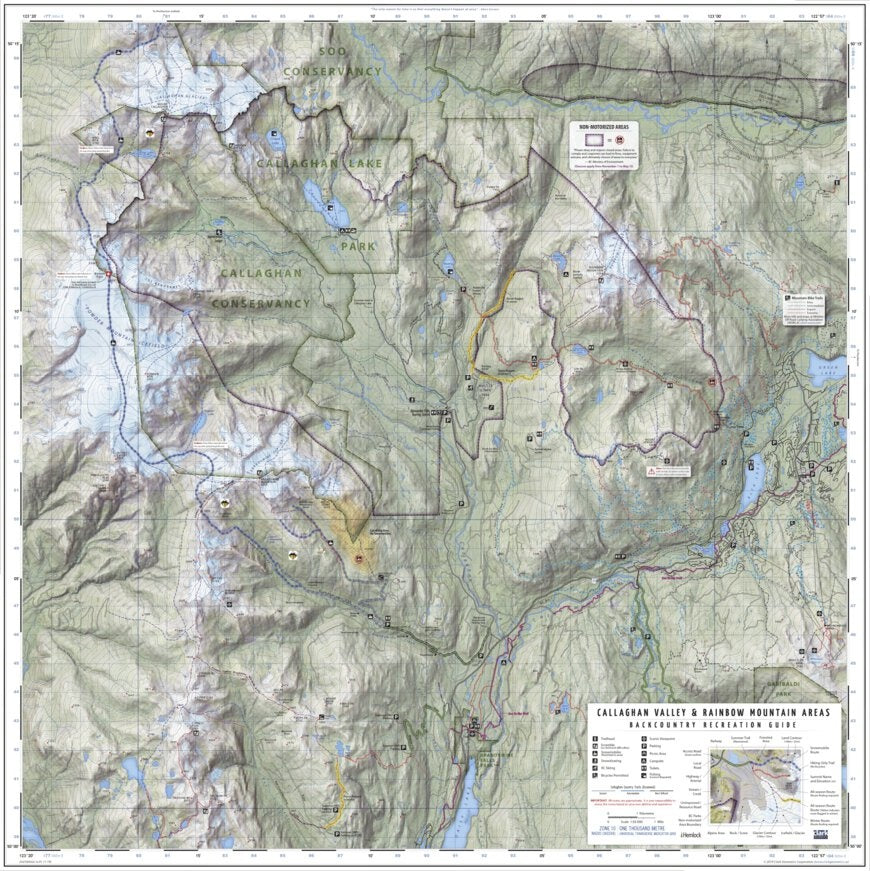 Callaghan Valley Map 2nd Edition – Climb On Equipment